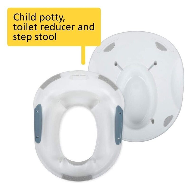 Safety 1st 3in1 Potty/ Step Stool - In Slate Grey